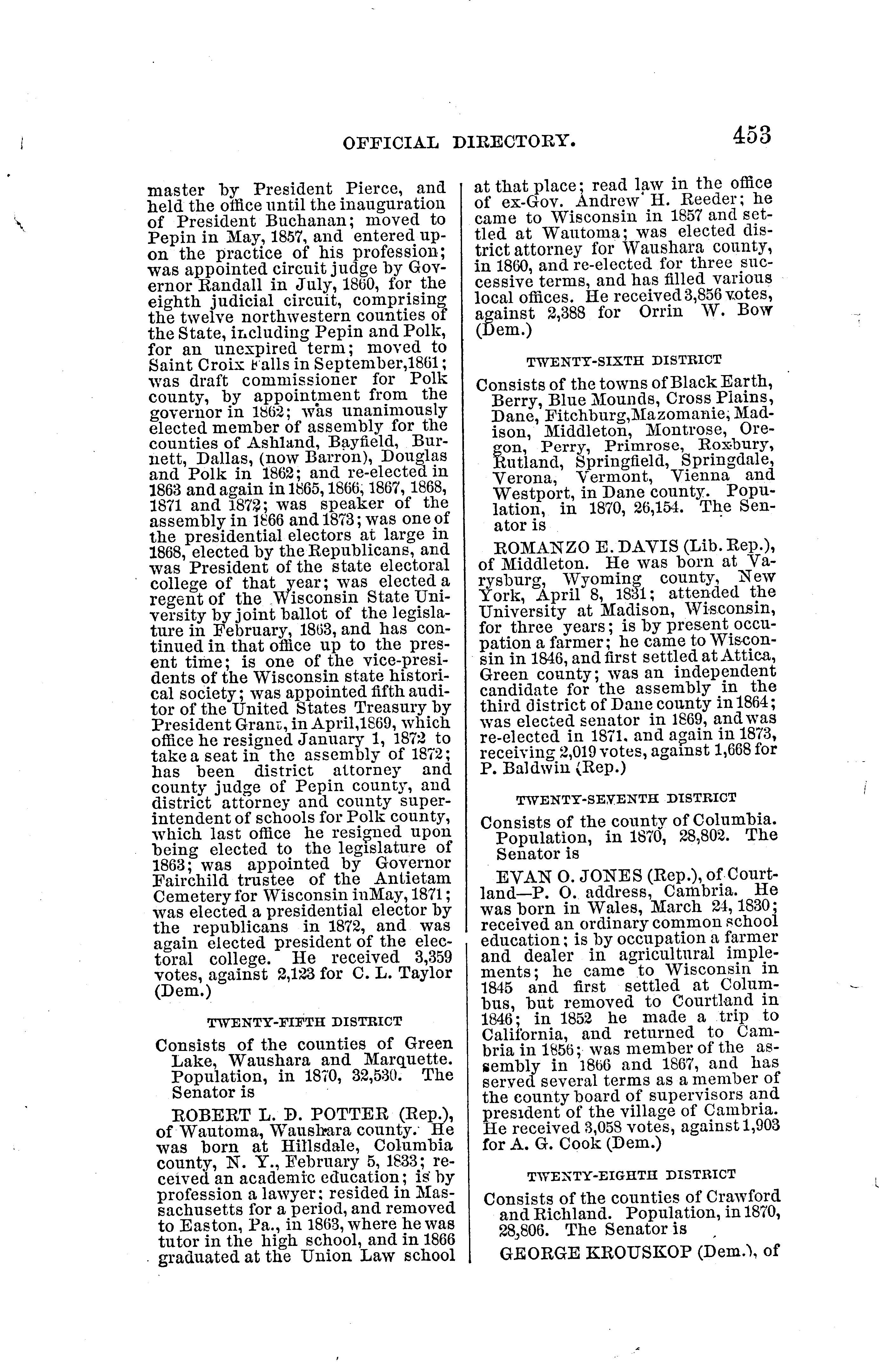 The legislative manual of the state of Wisconsin: comprising the ...