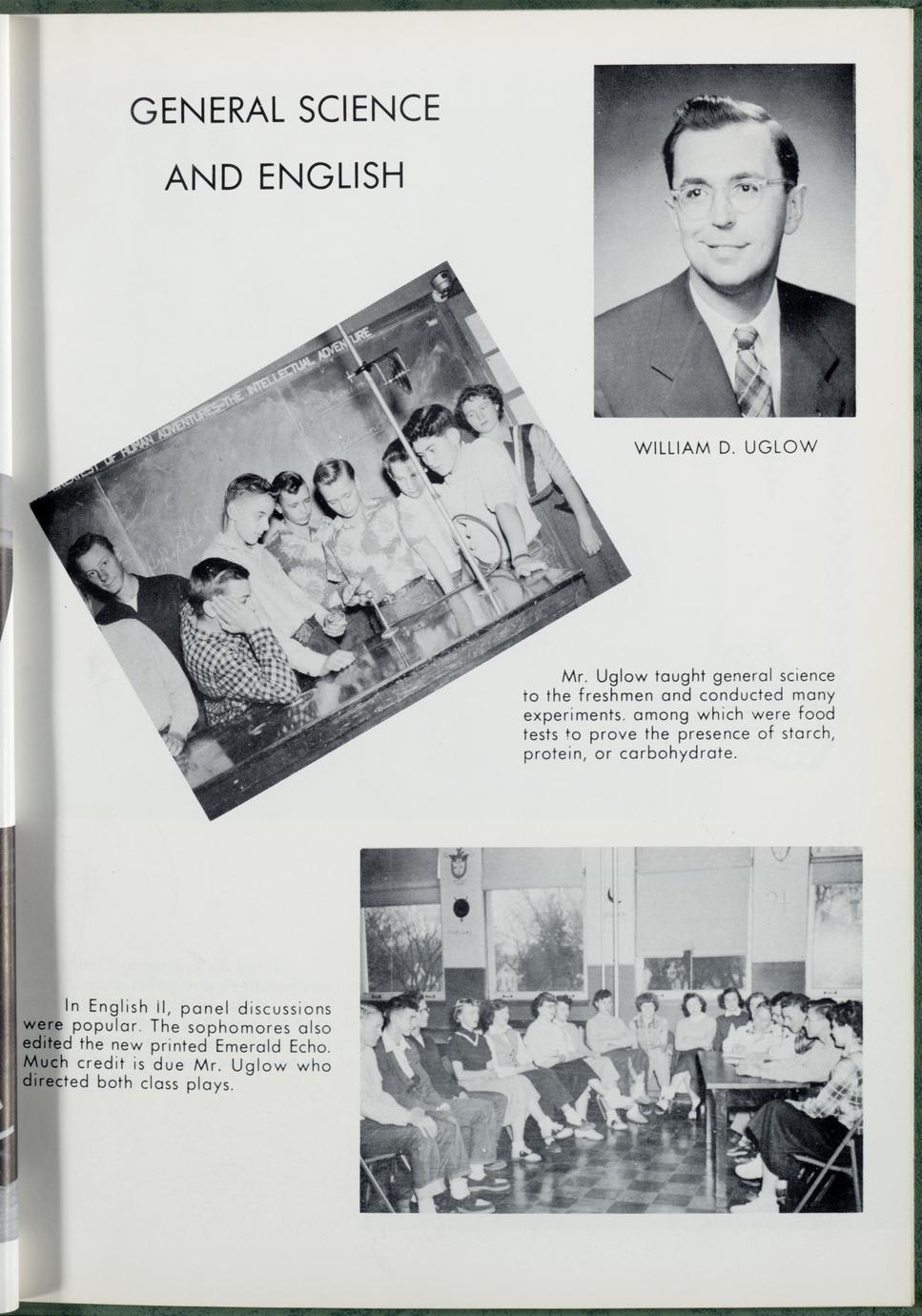 The Emerald: the Waterford Union High School annual 1954 - Full view ...