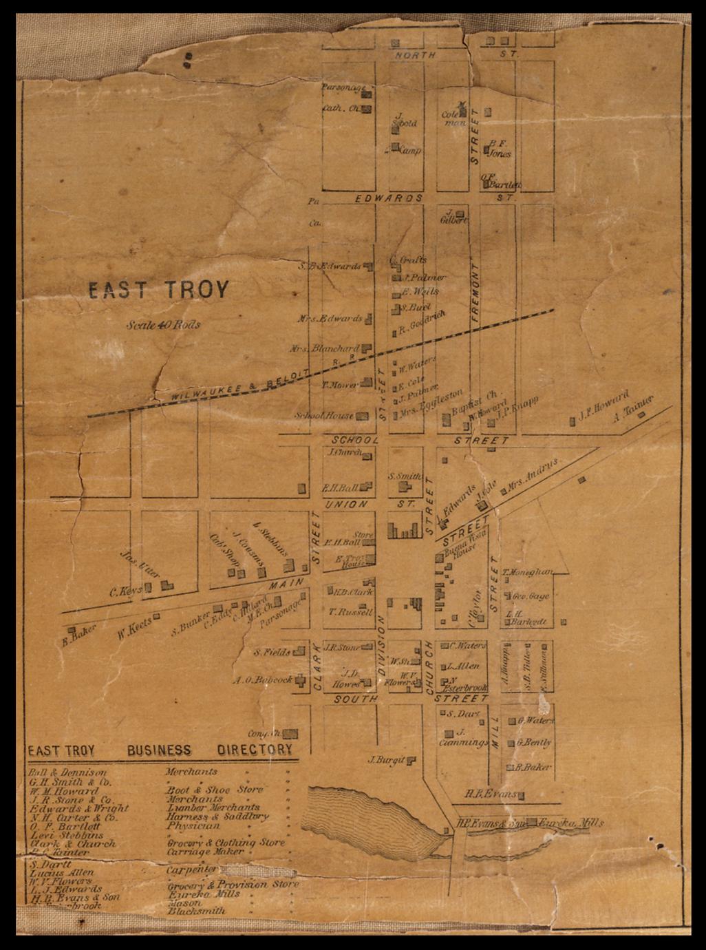 East Troy map and business directory - Full view - UWDC - UW-Madison ...
