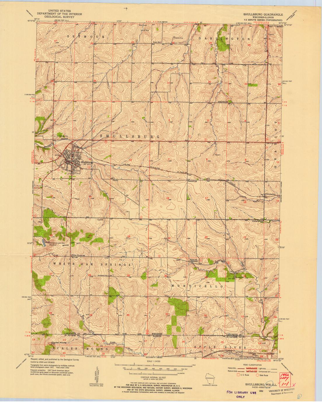 ‎Shullsburg quadrangle - UWDC - UW-Madison Libraries