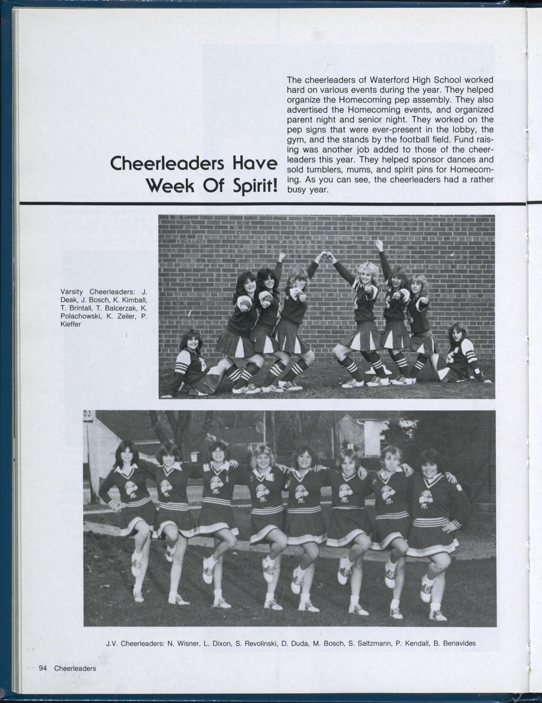 The Emerald: the Waterford Union High School annual 1982 - Full view ...