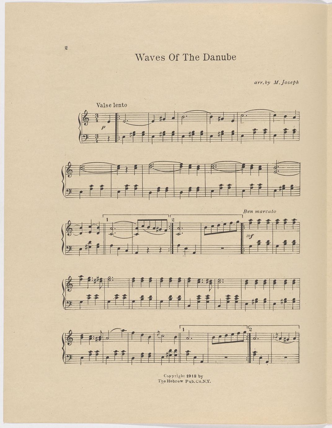 Waves of the Danube - Full view - UWDC - UW-Madison Libraries