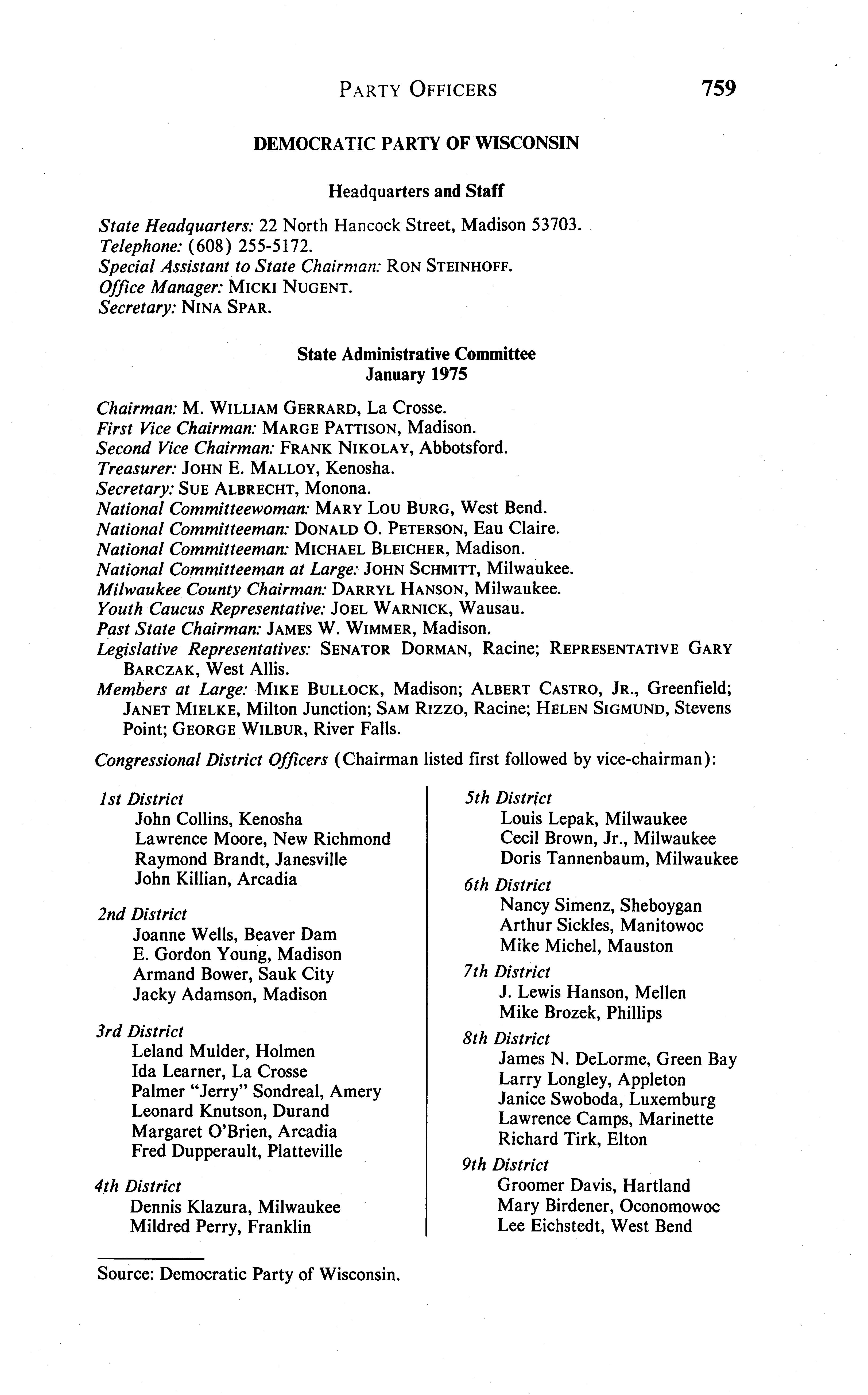 The state of Wisconsin Blue Book 1975 - Full view - UWDC - UW-Madison ...