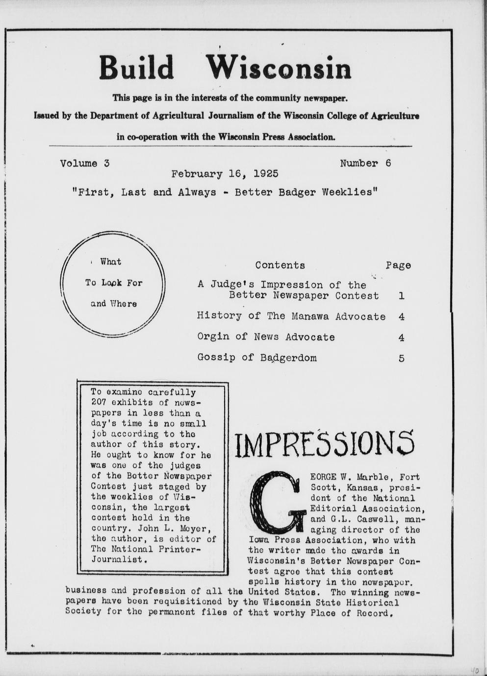 Build Wisconsin 1925 - Full view - UWDC - UW-Madison Libraries