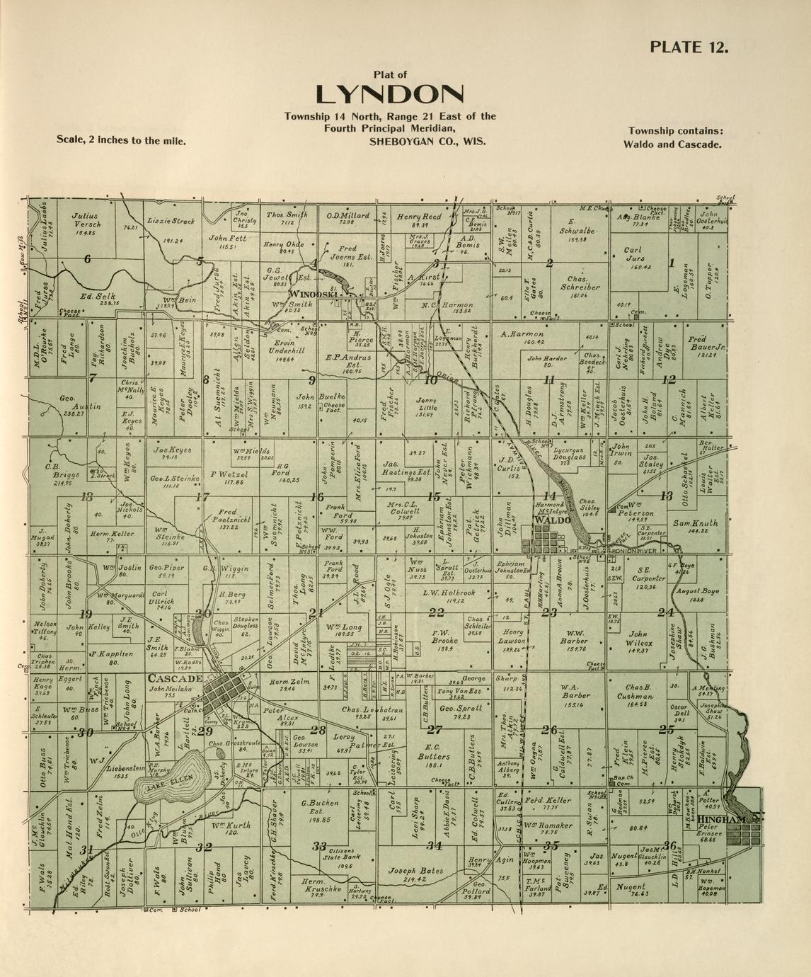 Illustrated historical atlas of Sheboygan County - Full view - UWDC ...