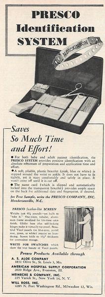 ‎Presco Identification System advertisement - UWDC - UW-Madison Libraries