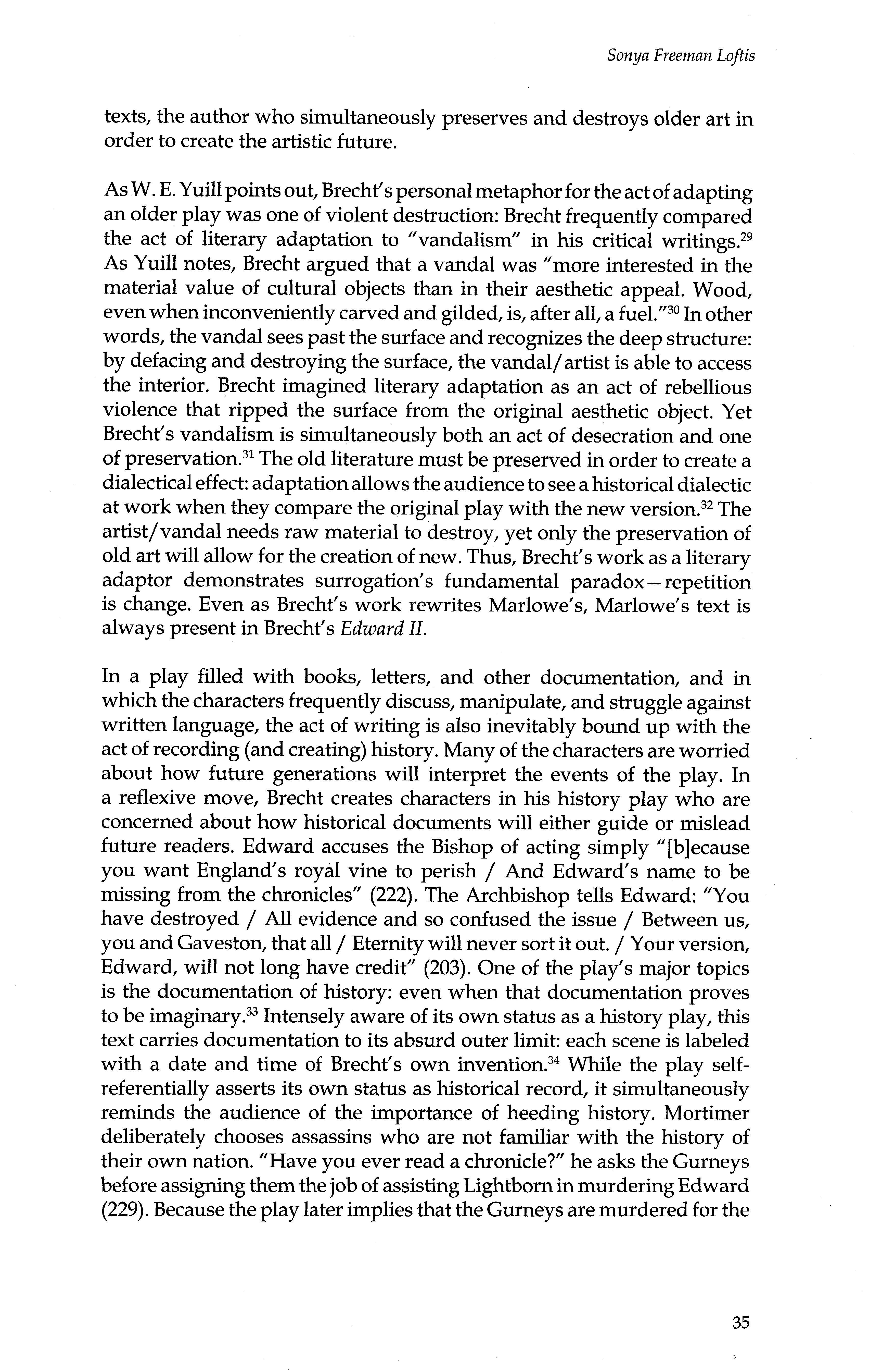 The B-Effect : influences of/on Brecht - Full view - UWDC - UW-Madison ...