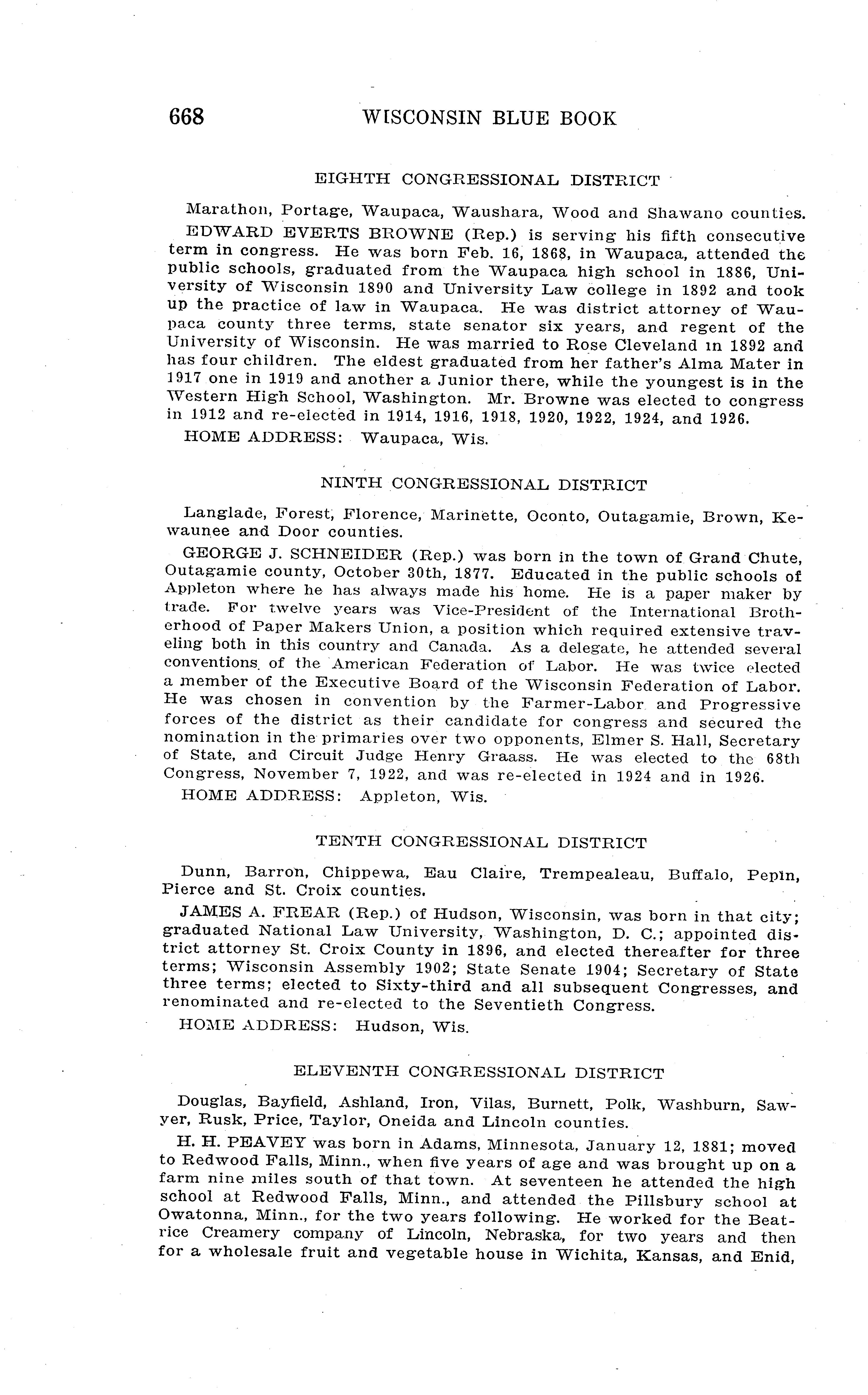 The Wisconsin Blue Book 1927 - Full view - UWDC - UW-Madison Libraries
