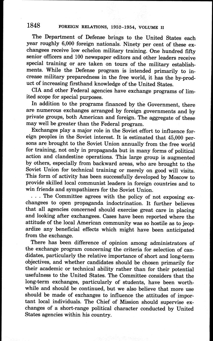 Foreign relations of the United States, 1952-1954. National security ...