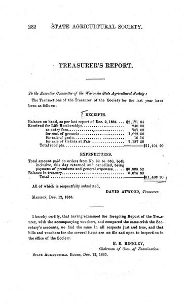 Transactions of the Wisconsin State Agricultural Society, with the ...