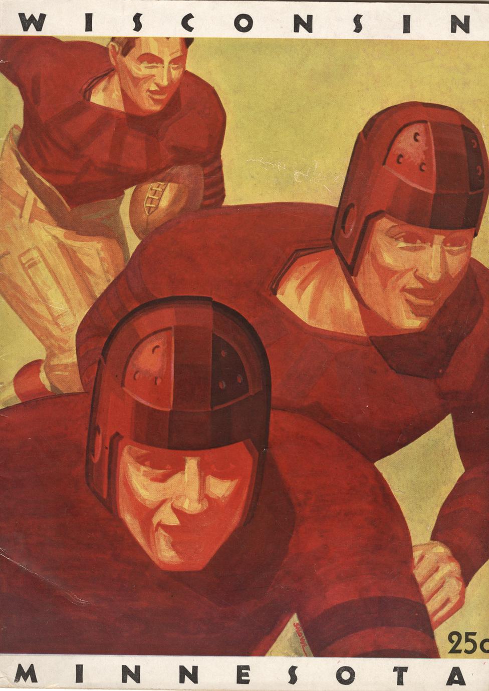 ‎Football game program cover - UWDC - UW-Madison Libraries