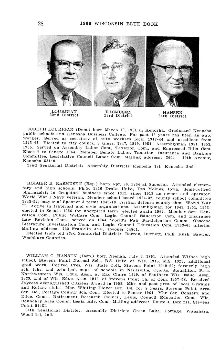 The Wisconsin Blue Book 1966 - Full view - UWDC - UW-Madison Libraries