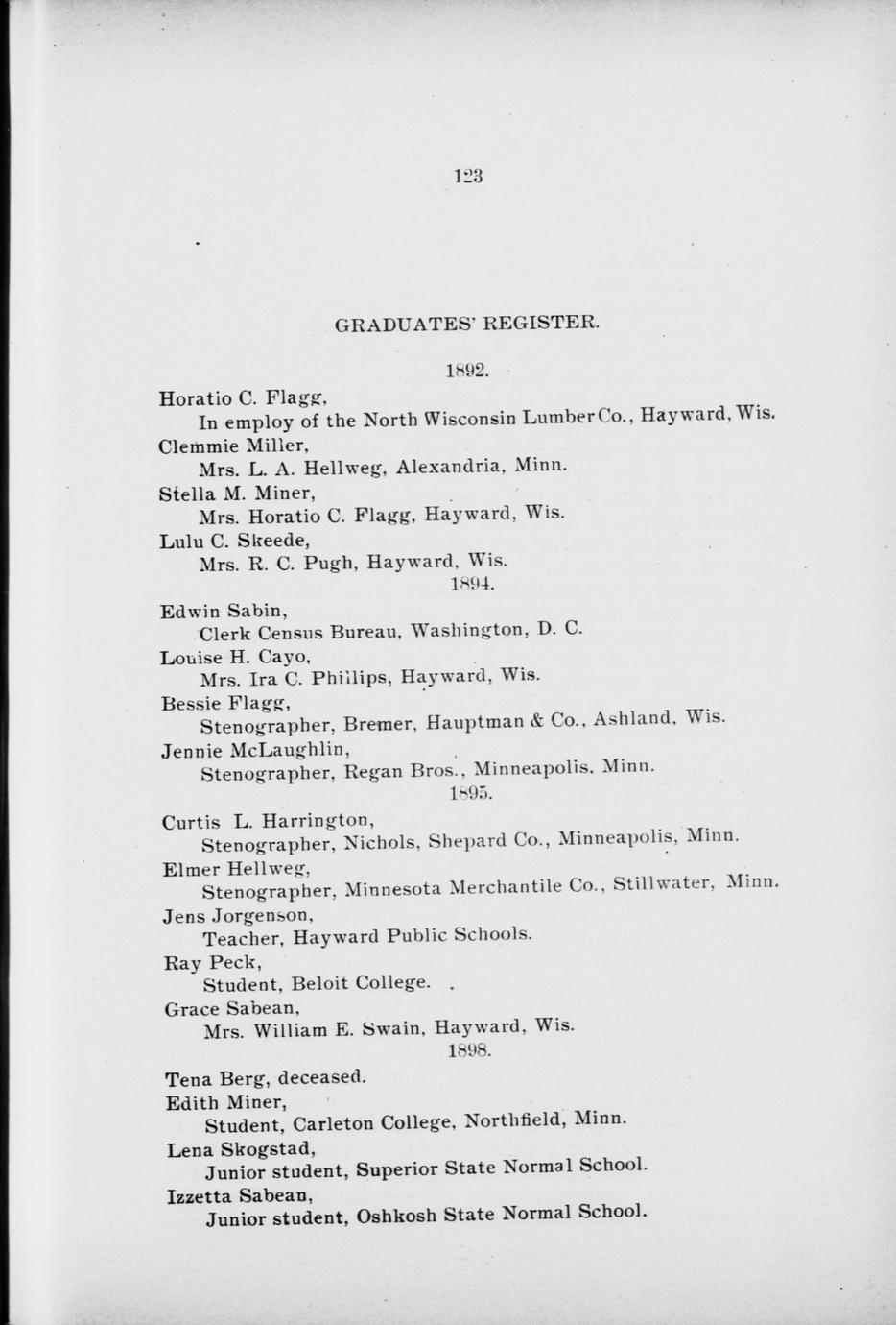 History of education in Sawyer County, Wisconsin - Full view - UWDC ...