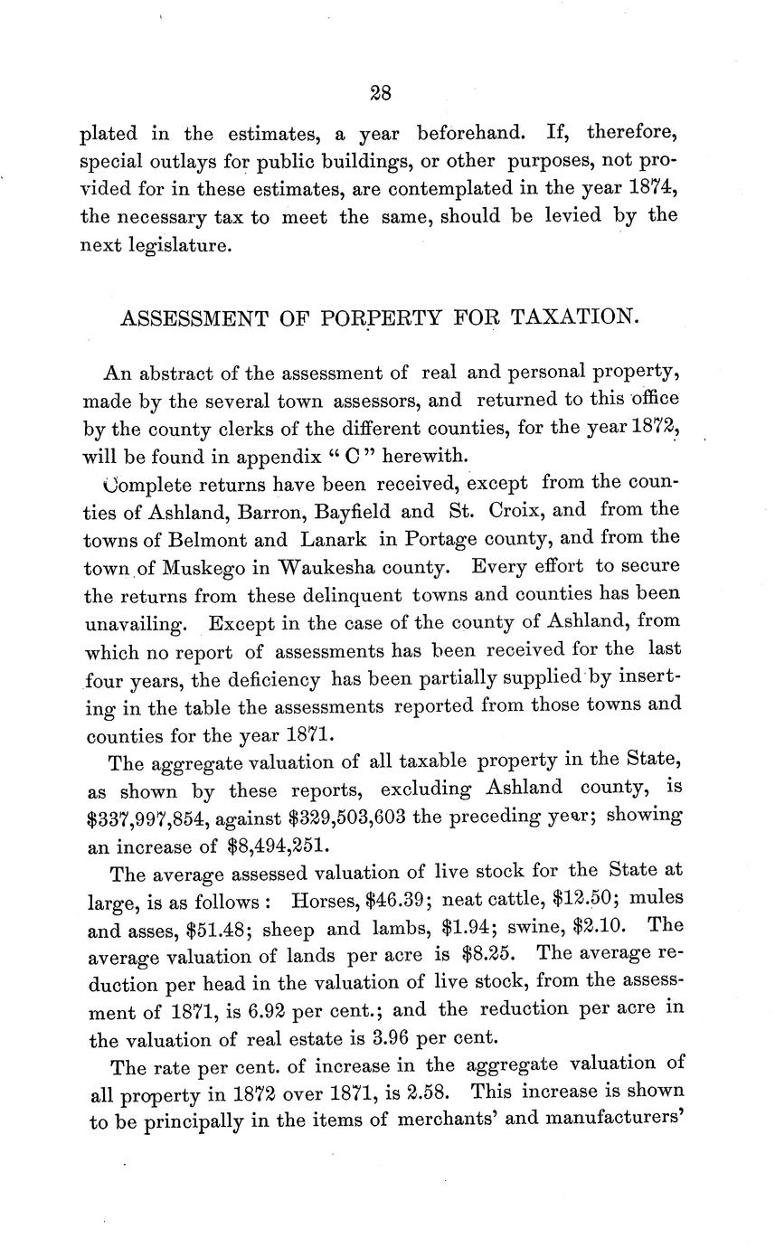 Governor's message and accompanying documents Volume I 1872 - Full view ...