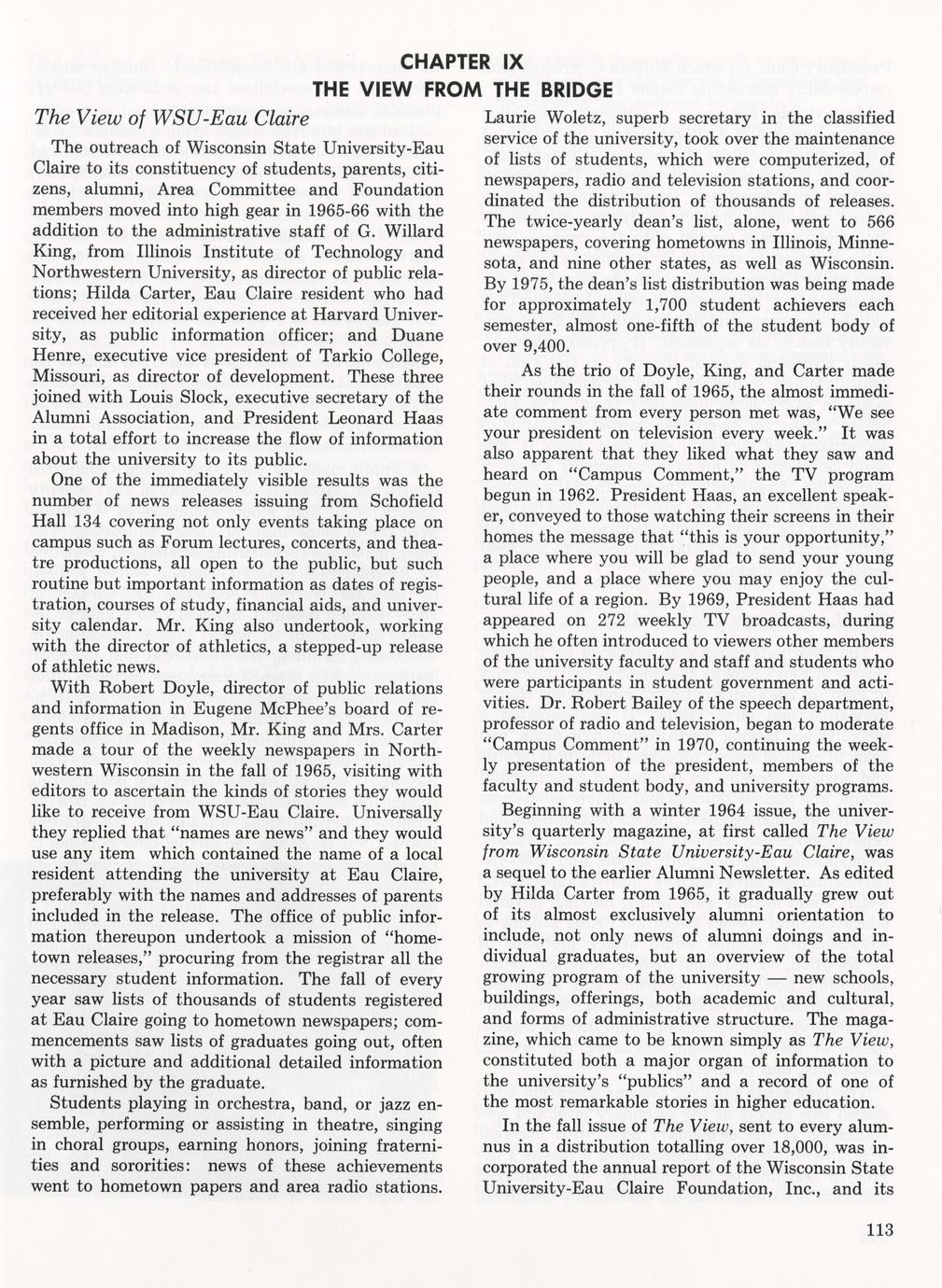 The University of Wisconsin-Eau Claire : a history, 1916-1976 - Full ...