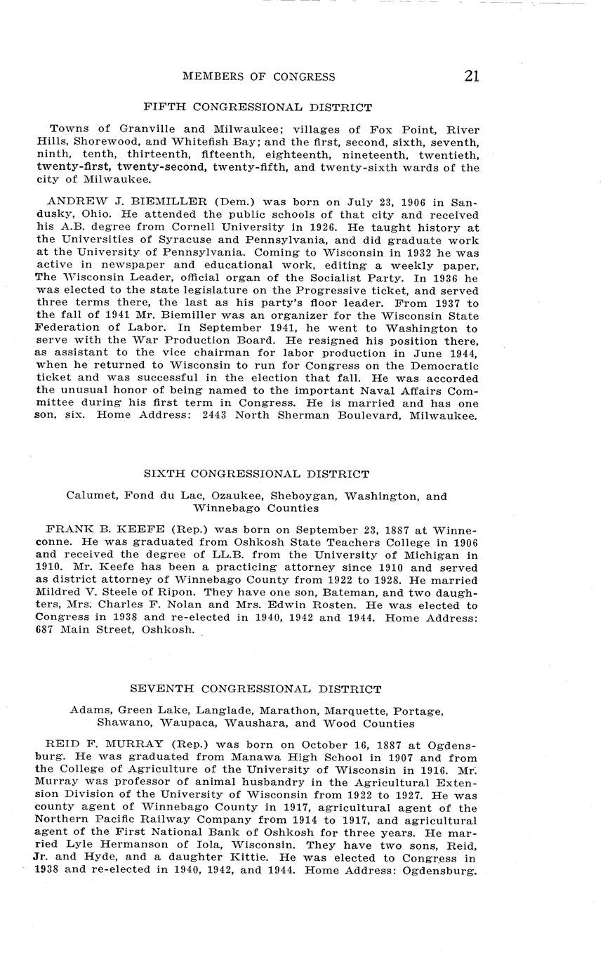 The Wisconsin Blue Book 1946 - Full view - UWDC - UW-Madison Libraries
