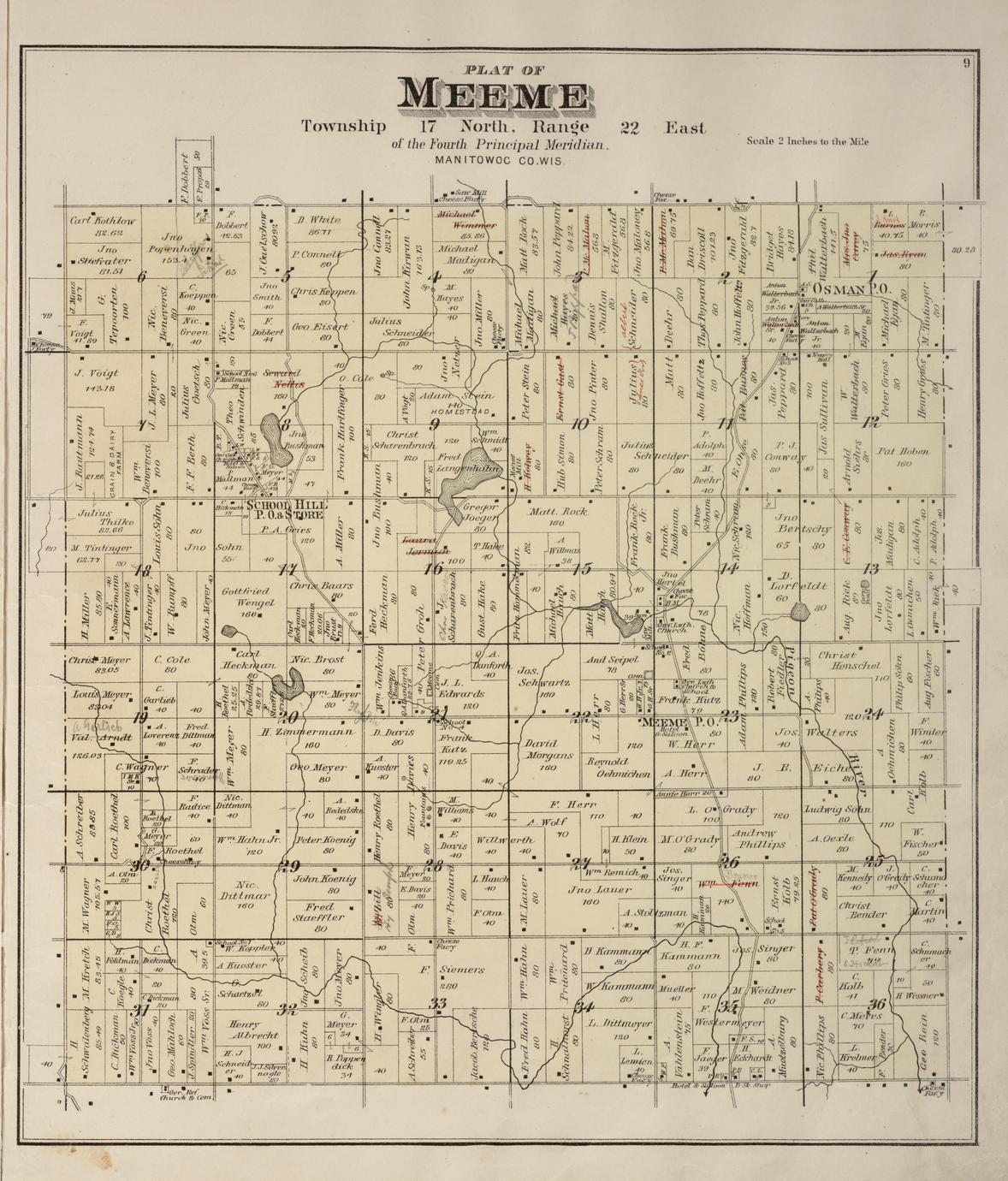 Plat book of Manitowoc and Calumet Counties, Wisconsin - Full view ...