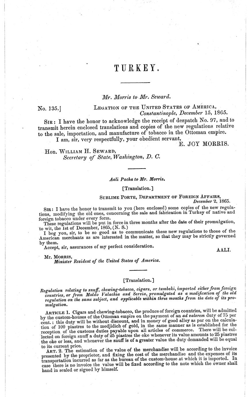 Executive documents printed by order of the House of Representatives ...