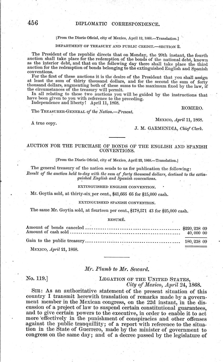 Executive documents printed by order of the House of Representatives ...