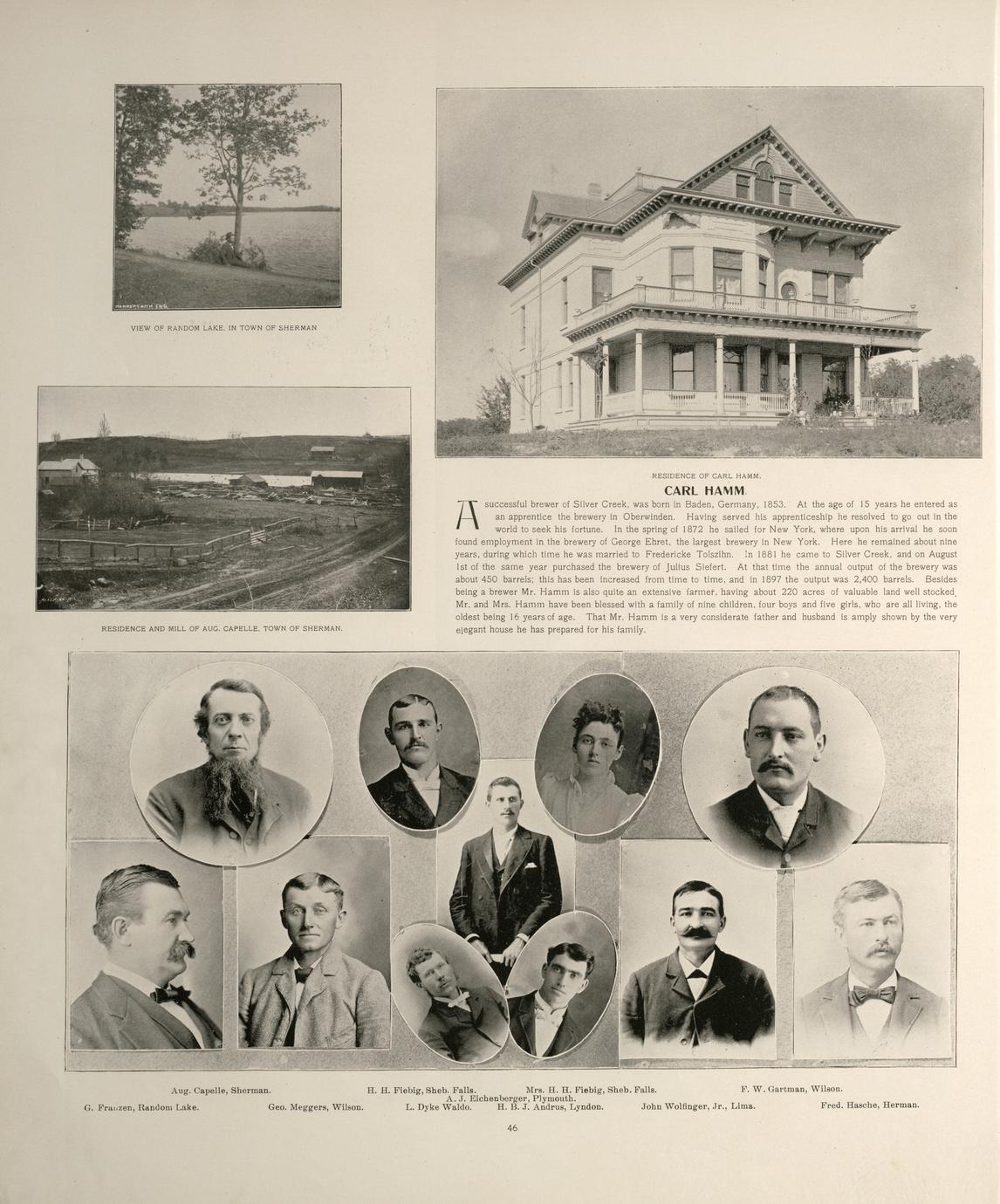 Illustrated historical atlas of Sheboygan County - Full view - UWDC ...