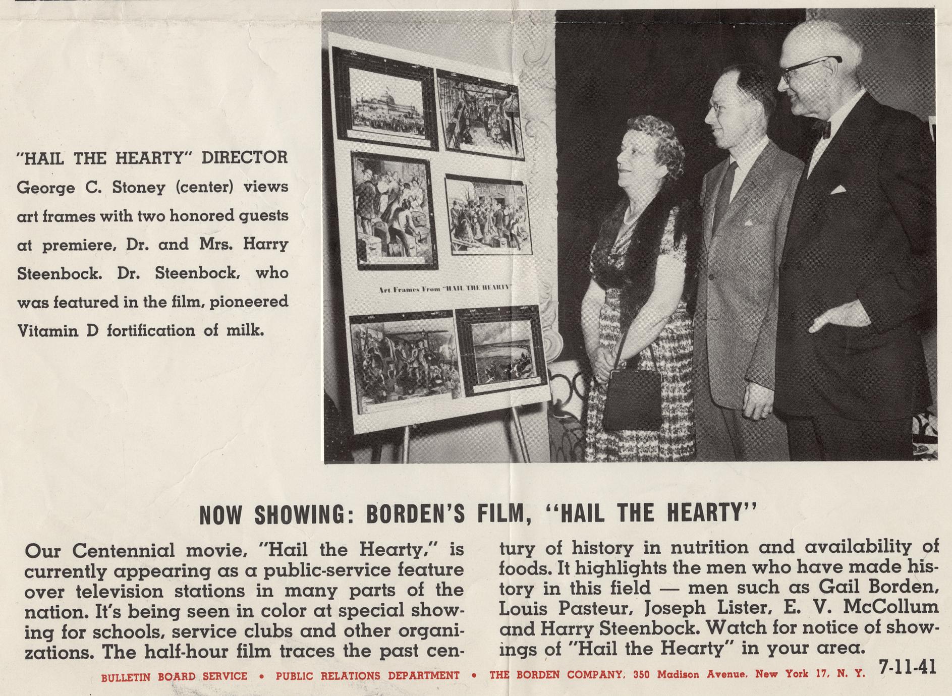 ‎Harry Steenbock and Evelyn Steenbock at movie premier. - UWDC - UW ...