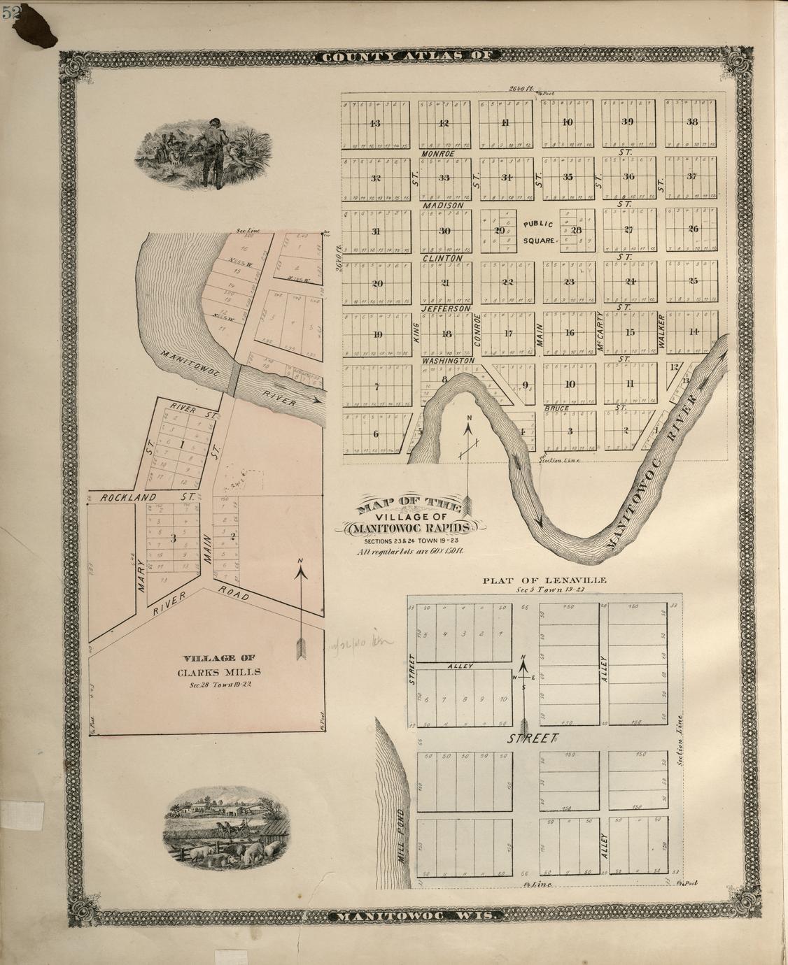 An illustrated historical atlas of Manitowoc County, Wisconsin - Full ...
