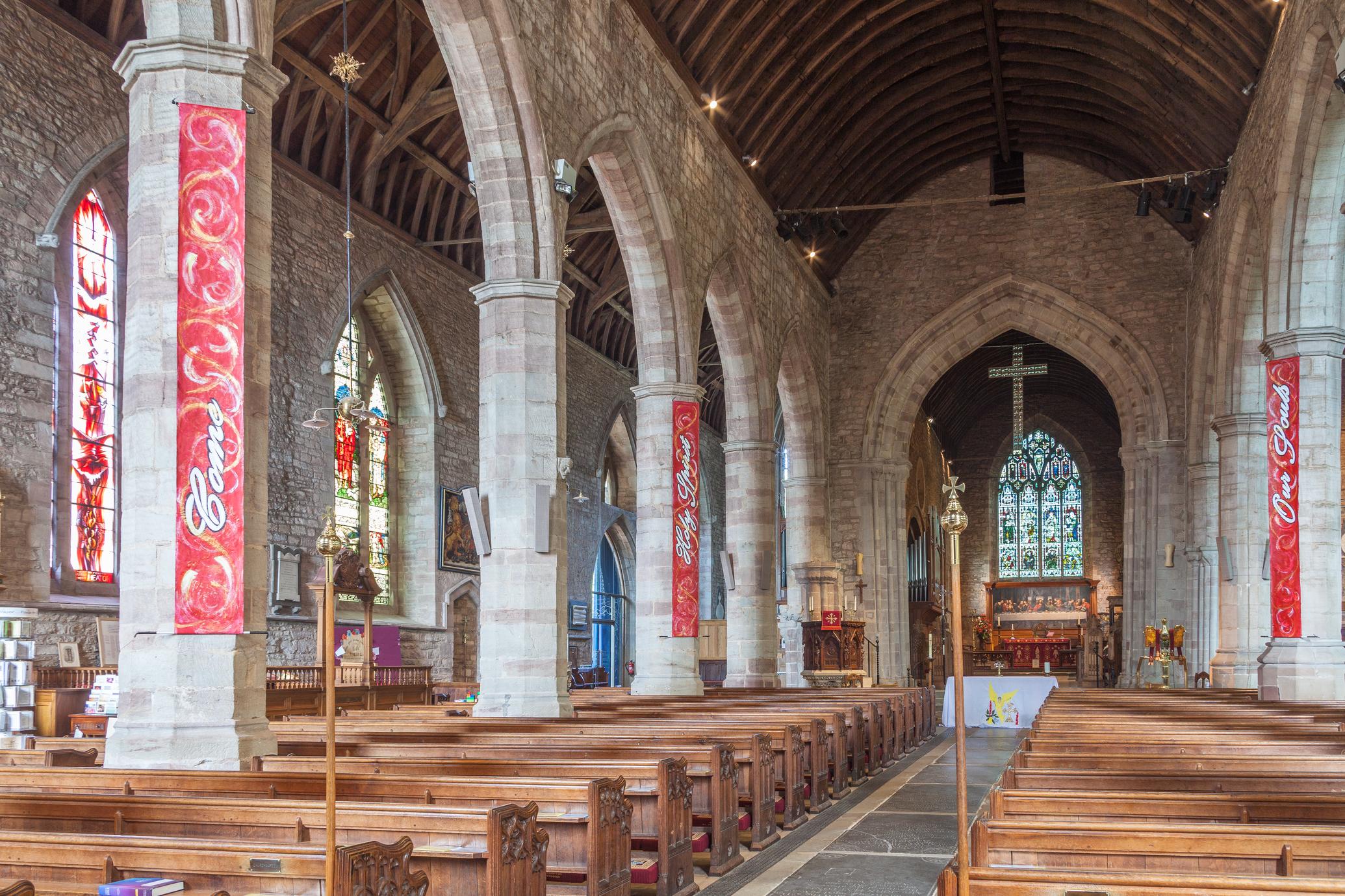 ‎St Michael's Church Ledbury, interior - UWDC - UW-Madison Libraries