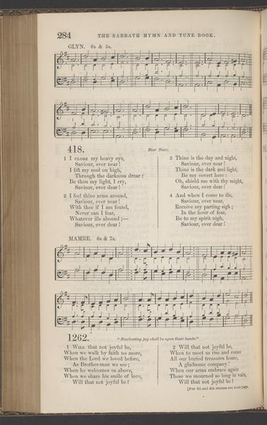 The Sabbath hymn and tune book : for the service of song in the house ...