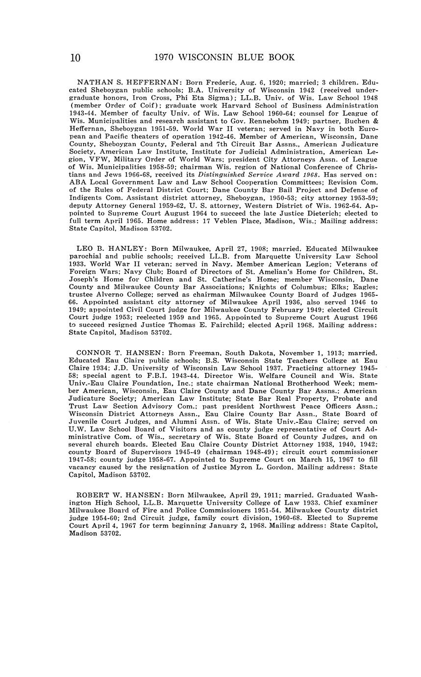 The state of Wisconsin Blue Book 1970 - Full view - UWDC - UW-Madison ...