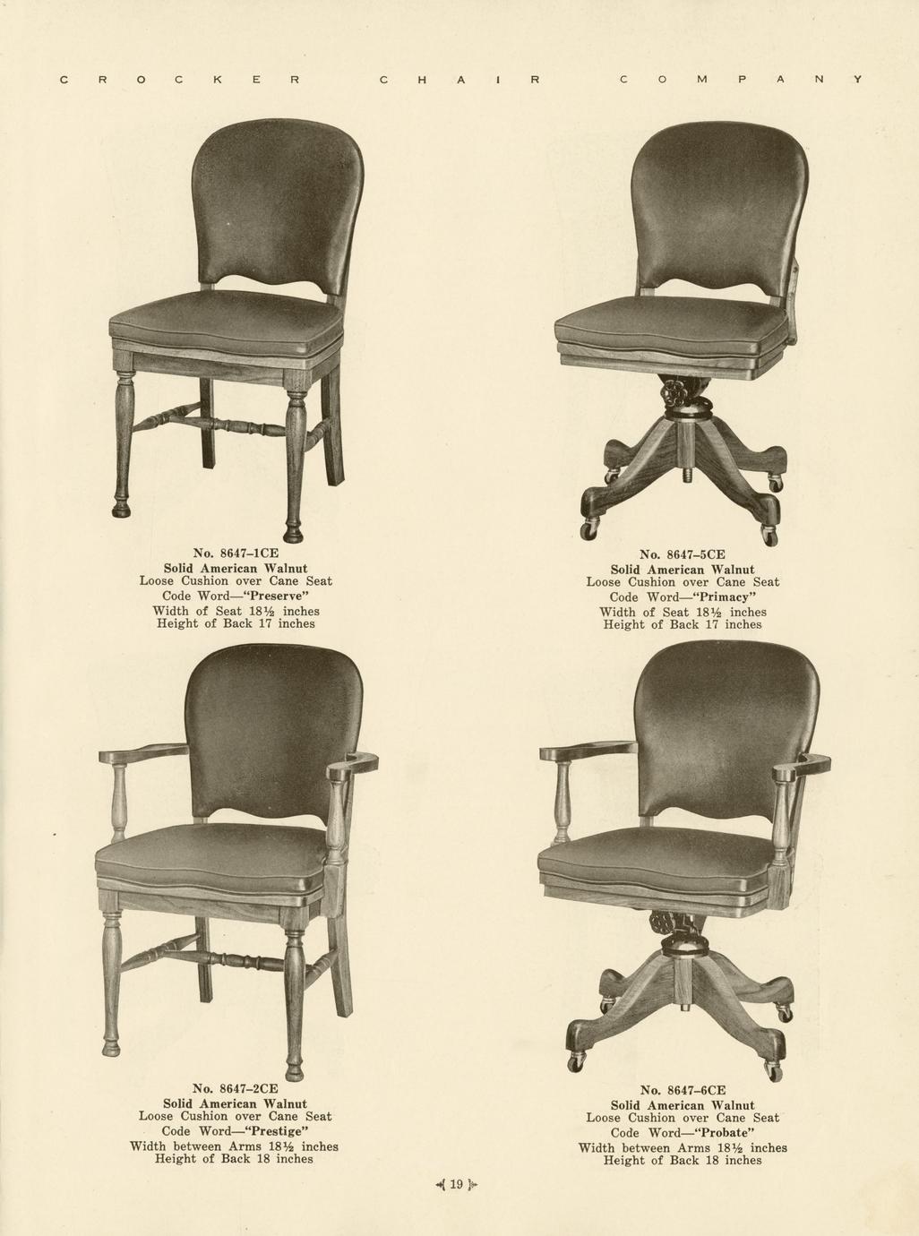 Chairs for offices, banks and other public institutions - Full view ...