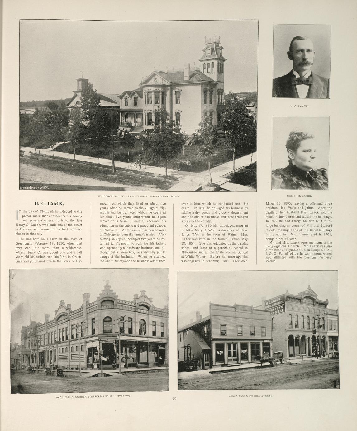 Illustrated historical atlas of Sheboygan County - Full view - UWDC ...