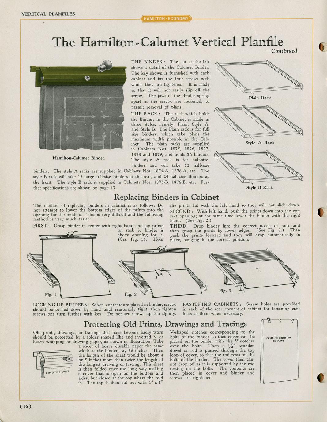 Hamilton drafting room furniture Catalog No. 7 1929 - Full view - UWDC ...