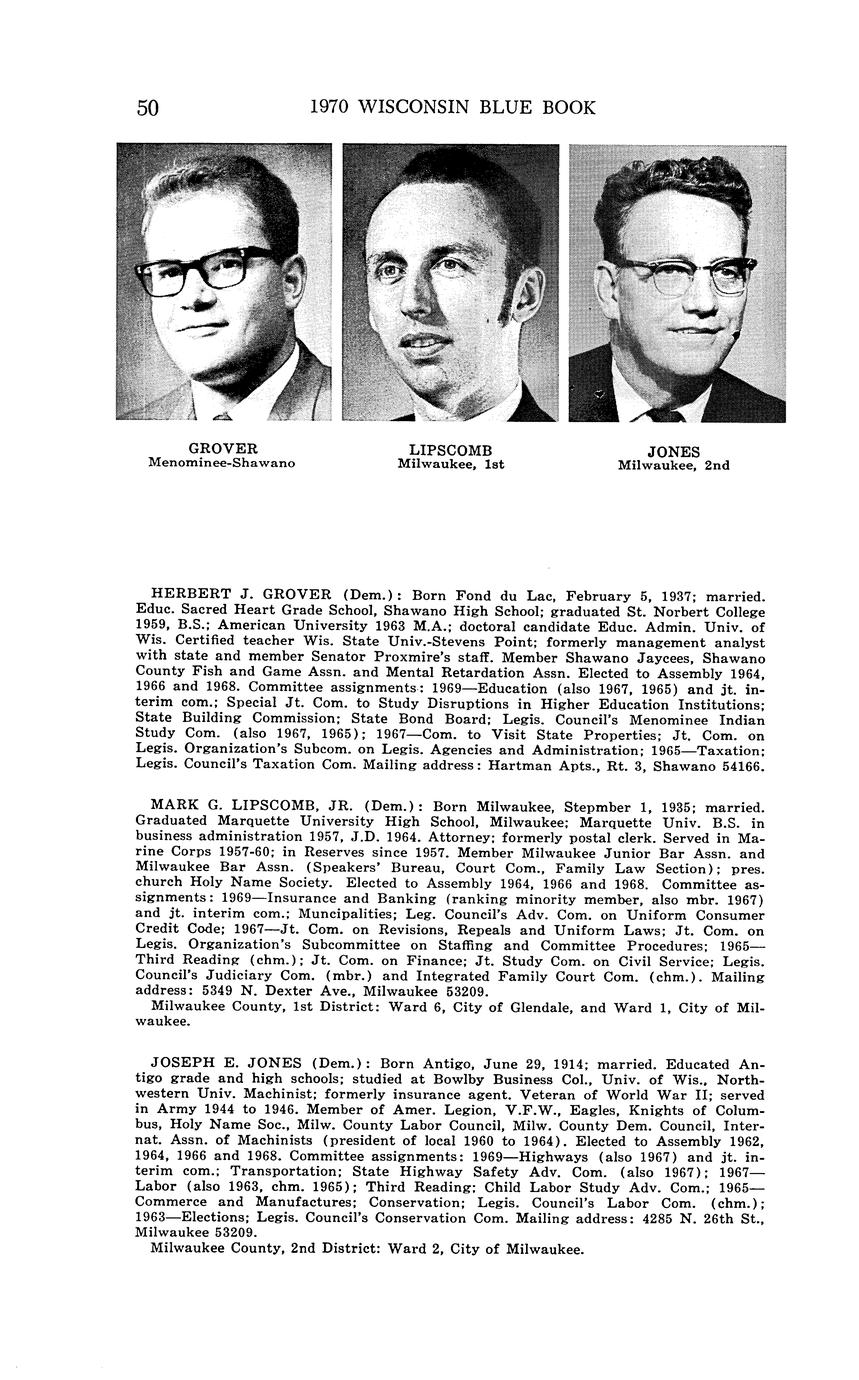 The state of Wisconsin Blue Book 1970 - Full view - UWDC - UW-Madison ...