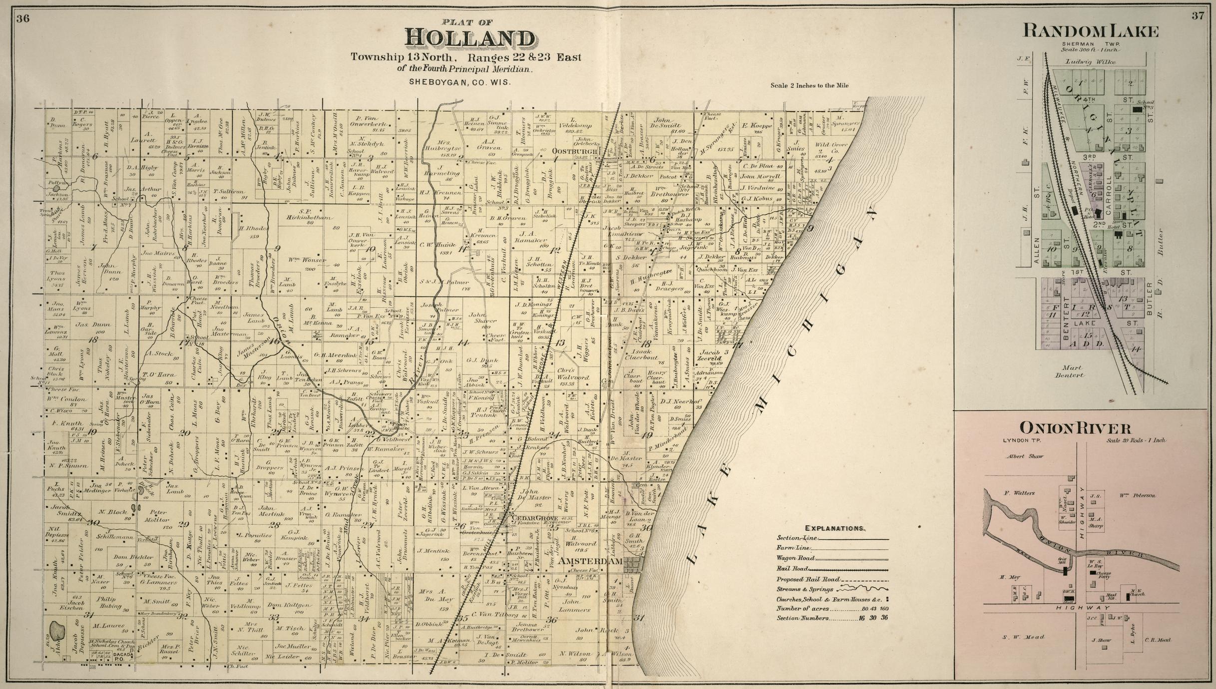 Plat book of Sheboygan County, Wisconsin - Full view - UWDC - UW ...
