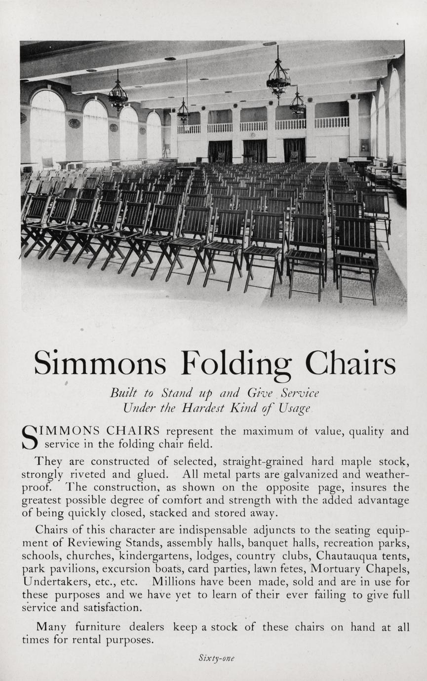 Simmons metal beds & springs - Full view - UWDC - UW-Madison Libraries